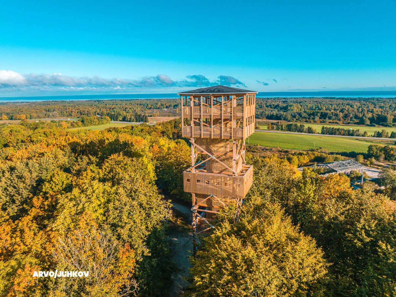 Sinimäe hill and tower - Arvo Juhkov Originals